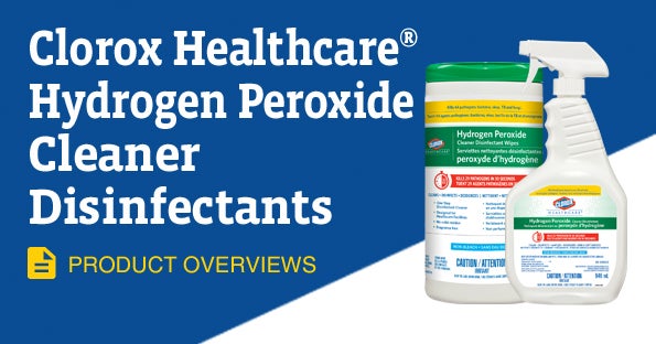 Clorox Healthcare® Hydrogen Peroxide Cleaner Disinfectants | CloroxPro